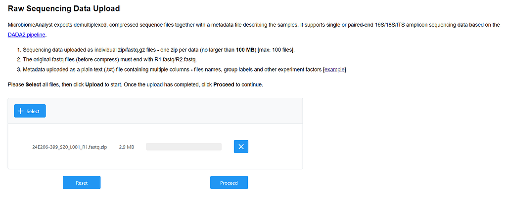 Error while uploading datasets - MicrobiomeAnalyst - OmicsForum Error while uploading datasets - MicrobiomeAnalyst - OmicsForum