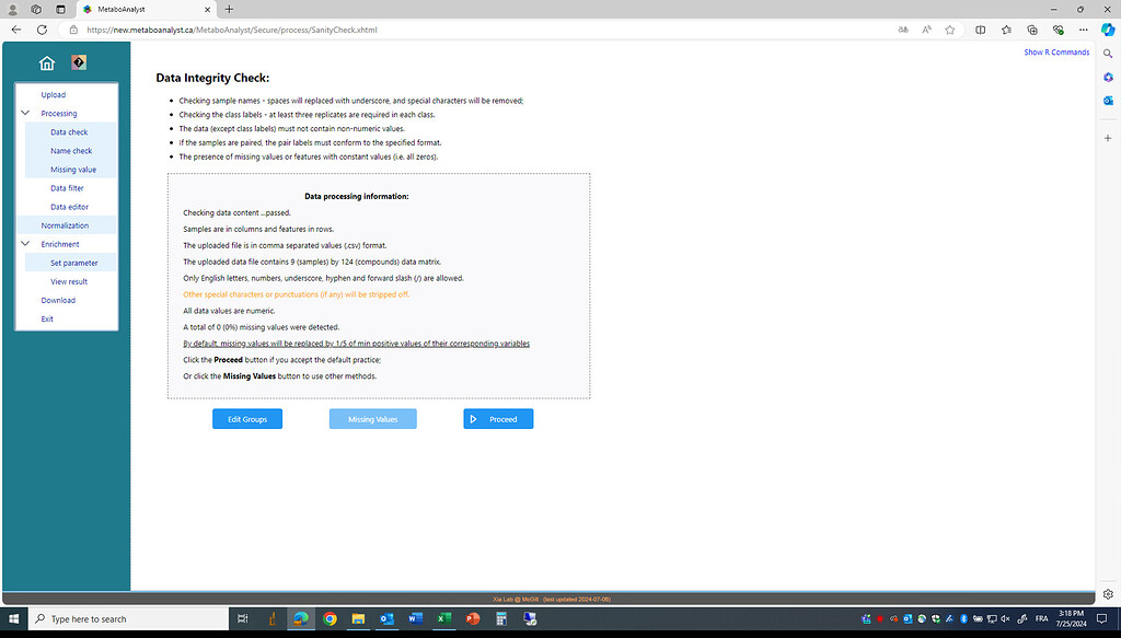 Unknown Error Occurred Metaboanalyst Omicsforum 